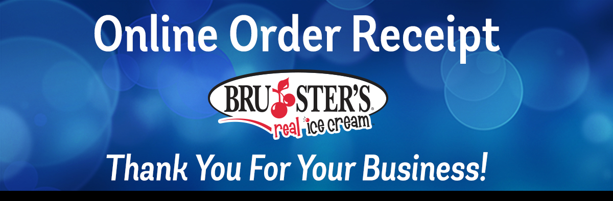 Bruster's Ice Cream Receipt